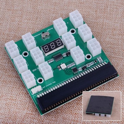 1200w 12Ports Breakout Board fit for HP PSU GPU Mining Ethereum ZEC ...