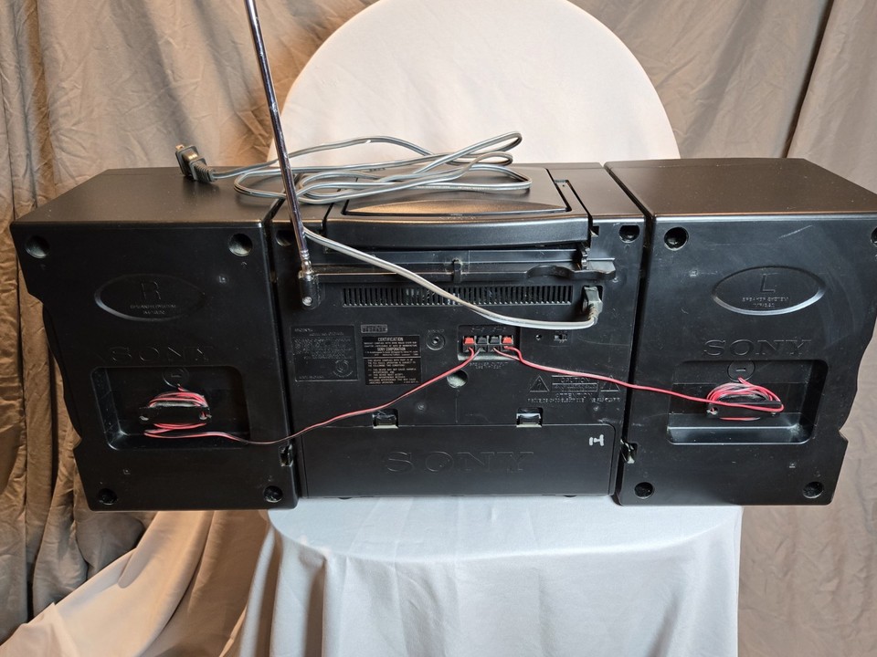 Sony Vintage CFD-565 CD Radio Casette-Corder Boom Box (1996) | eBay