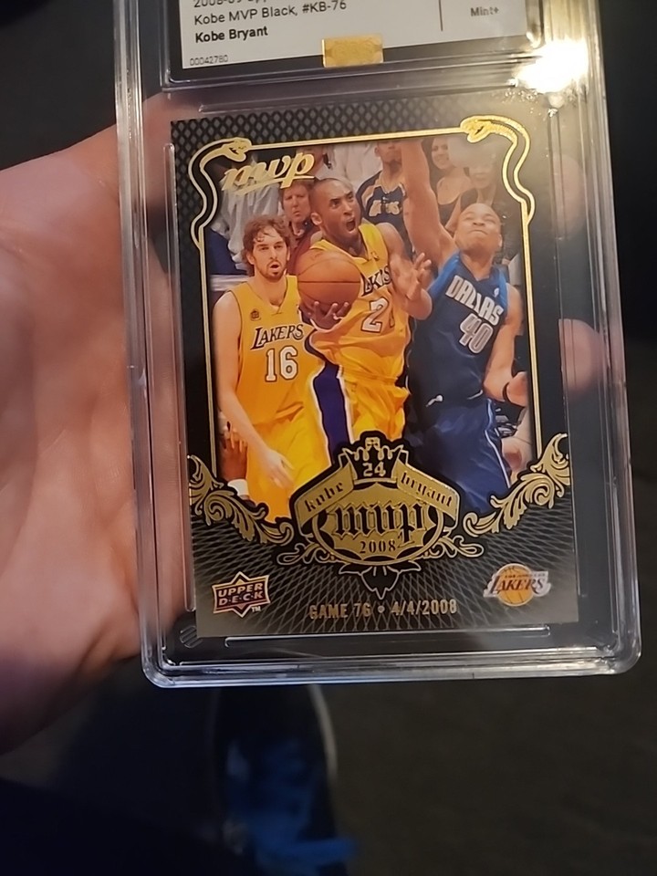 2008-09 Upper Deck MVP - Kobe Bryant Mvp Kobe Bryant #KB-76 Black ...