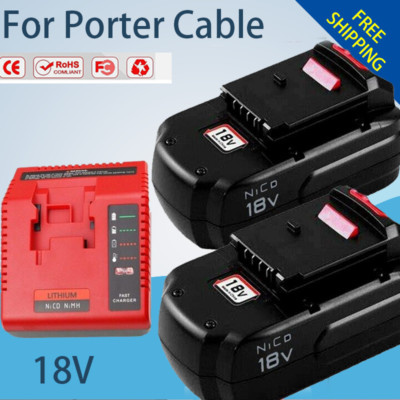 PC18B For Porter Cable 18V 3.6Ah Battery / Charger NiCD 18-Volt ...
