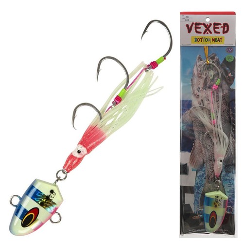 Vexed Bottom Meat Hybrid Jig / Bait Rig 300g Sardine Glow | eBay