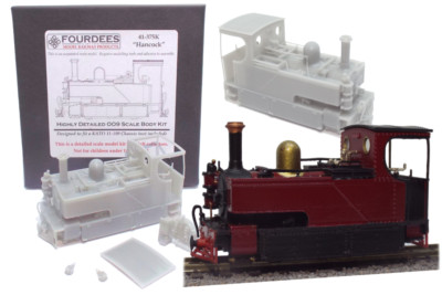Fourdees Steam Locomotive 'Hancock' 009 / OO9 Kit for Kato 11-109 ...