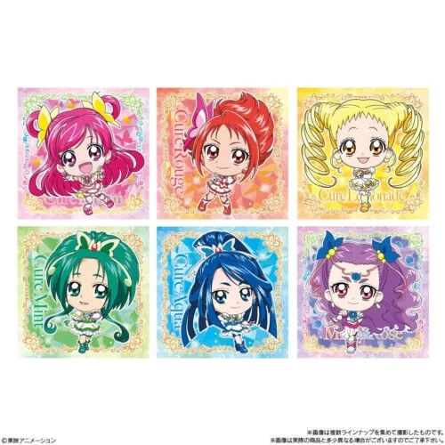 PreCure Pretty cure all stars Seal Wafer Stickers 1 Box 20 Pieces Pack ...