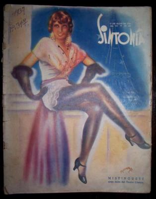 MISTINGUETT and her beautiful legs , Sintonía Argentina magazine Cover ...