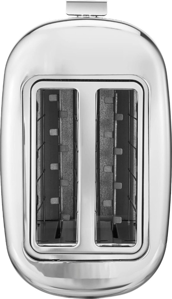 Bella 2-Slice Extra-Wide/Self-Centering-Slot Toaster Black Stainless ...