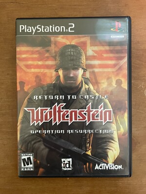 Return to Castle Wolfenstein-PlayStation 2 (PS2) Game- CIB (Tested ...