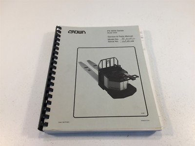 1993 Crown PE 3000 Series Service & Parts Manual PF-9974 | eBay