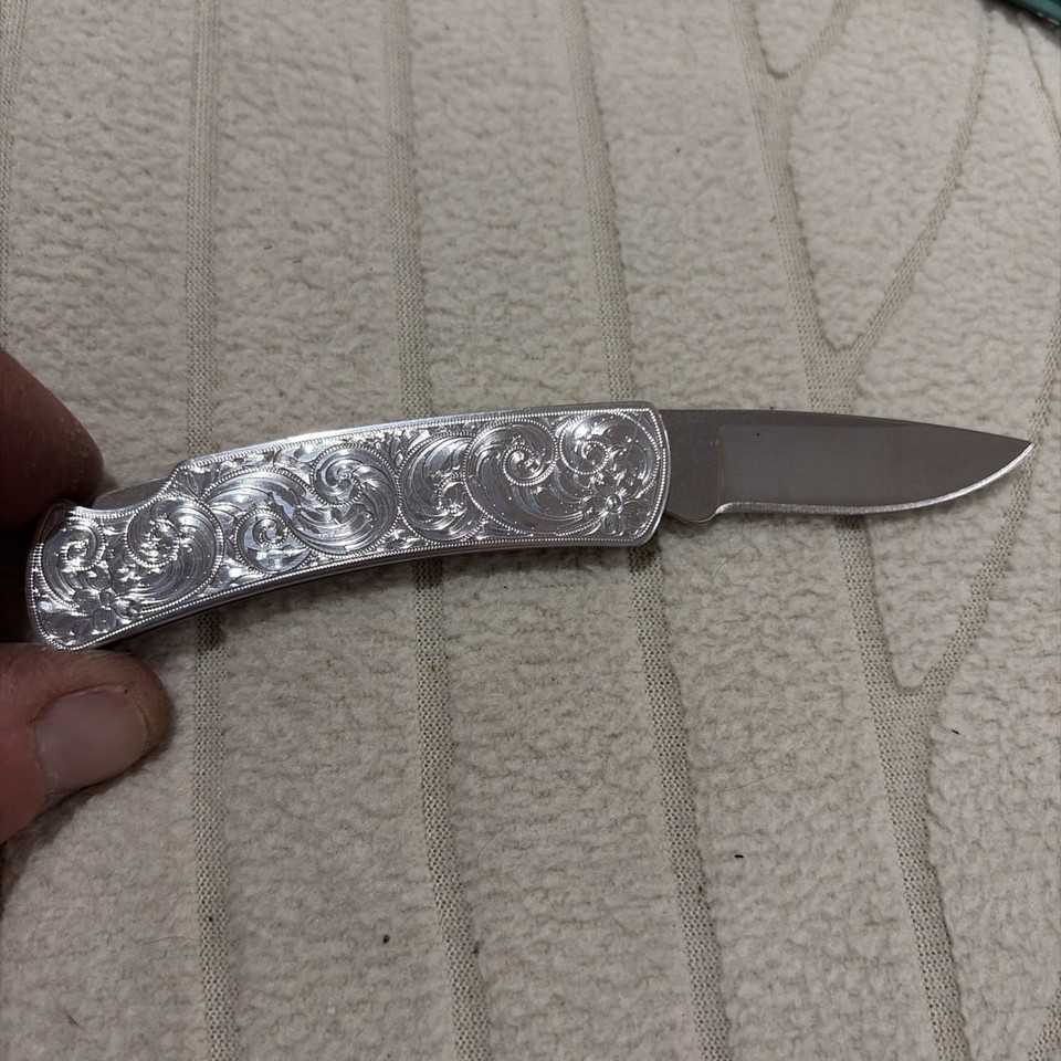 Brand New Buck 525 Fully Engraved Gentlemen’s Folding Knife 2007 Classy USA | eBay