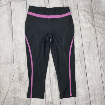 Xersion Capri stylecompression pants grey w/pink borders sz small women | eBay