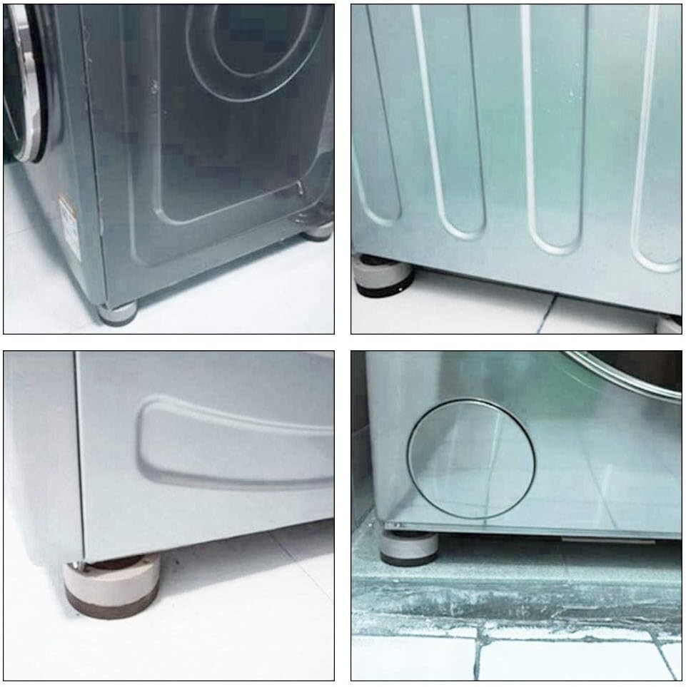 4 PCS Anti Vibration Leg Stopper Feet Pad Anti Slip Rubber Support Foot ...