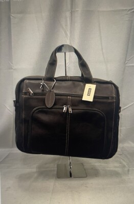 Wilson's Genuine Leather Briefcase Laptop Satchel Messenger Attaché Bag ...