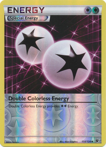Pokemon - Double Colorless Energy - 114/124 - Uncommon - Reverse Holo ...