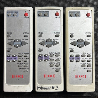 Genuine EIKI Model CXTD Desktop Projector Handheld Remote Control OEM ...