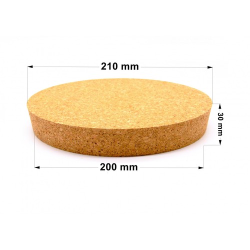 Large Cork Lid - Tapered Cork Stopper, Cork Bung, Natural Cork, Lid for ...