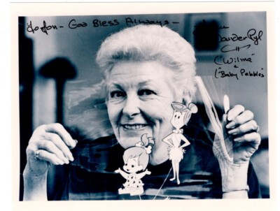 Jean Vander Pyl signed photo! The Flintstones! Voice of Wilma! | eBay