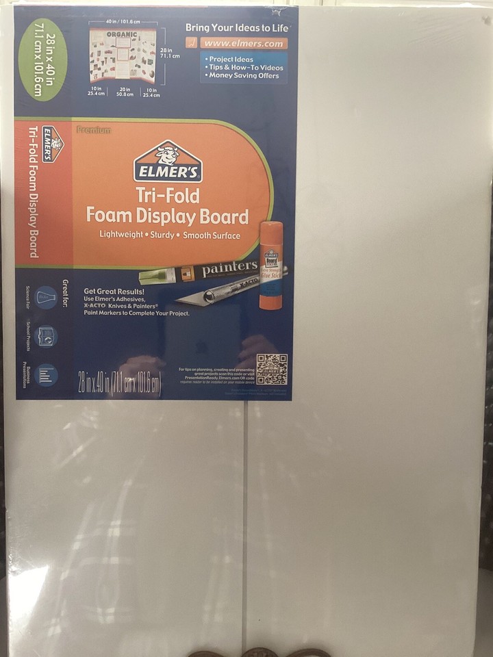 “Elmers” Lot of 2 Tri-Fold FOAM Display Board’s | eBay
