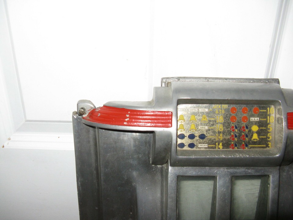Antique 1930s 10 Cent Pace Comet Slot Machine Lower Casting Original ...