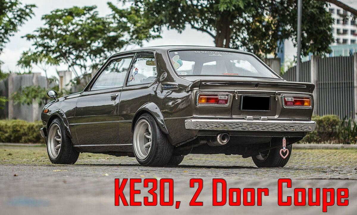 For Toyota Corolla KE30 2Dr 4Dr KE55 INNER DOOR SEAL RUBBER BLACK 3 ...