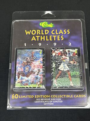 1992 Classic World Class Athletes Set Limited Edition 60 Card Set ...