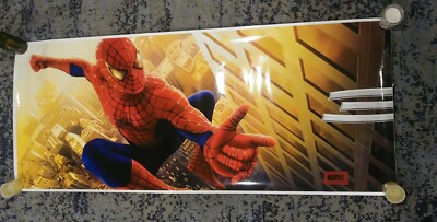 Authentic 2007 Flexcon Busmark Marvel Spider-Man 3 Bus Snipe Poster 144 ...