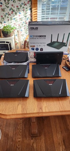 LOT OF 5x Asus RT-AC88U AC3100 Extreme WiFi Dual Band Gigabit Router ...