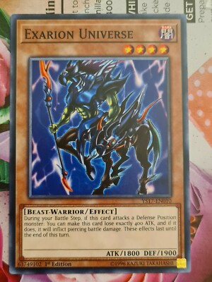 Exarion Universe - YS17-EN010 - Common - 1st Edition - Yugioh | eBay