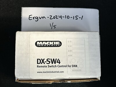 EAW DX-SW4 Remote Switch Control for EAW/Mackie DX8 DX810 In-Wall NEW ...