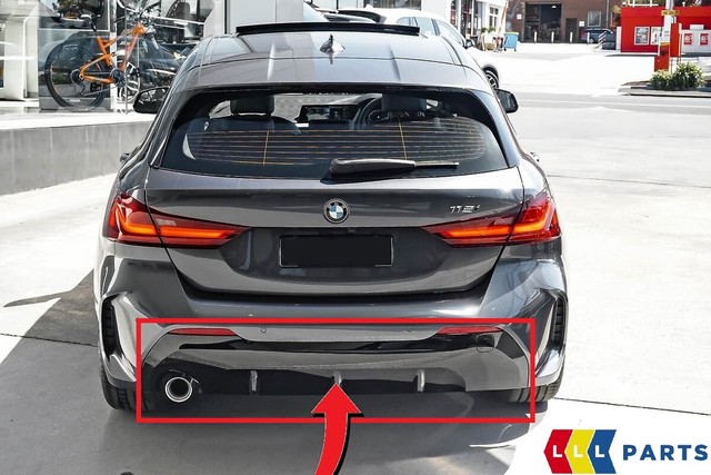 BMW 1 Series F40 M Sport Rear Bumper Diffuser Genuine in Black ...
