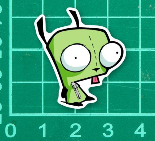 Invader Zim Gir Sticker Decal | eBay