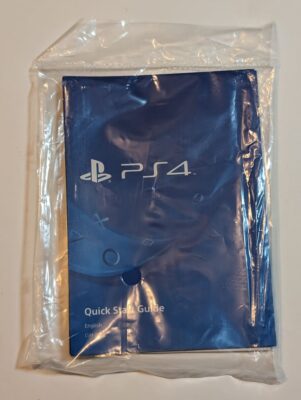Sony PS4 Playstation 4 Quick Start Guide Owner Manual | eBay
