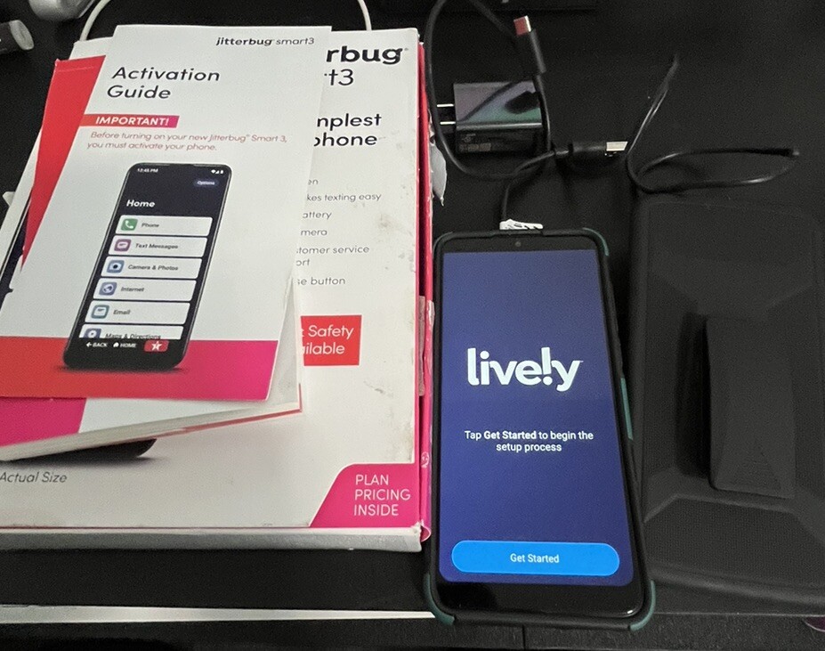 Lively- Jitterbug Smart3 Smartphone for Seniors Brand New Open Box | eBay