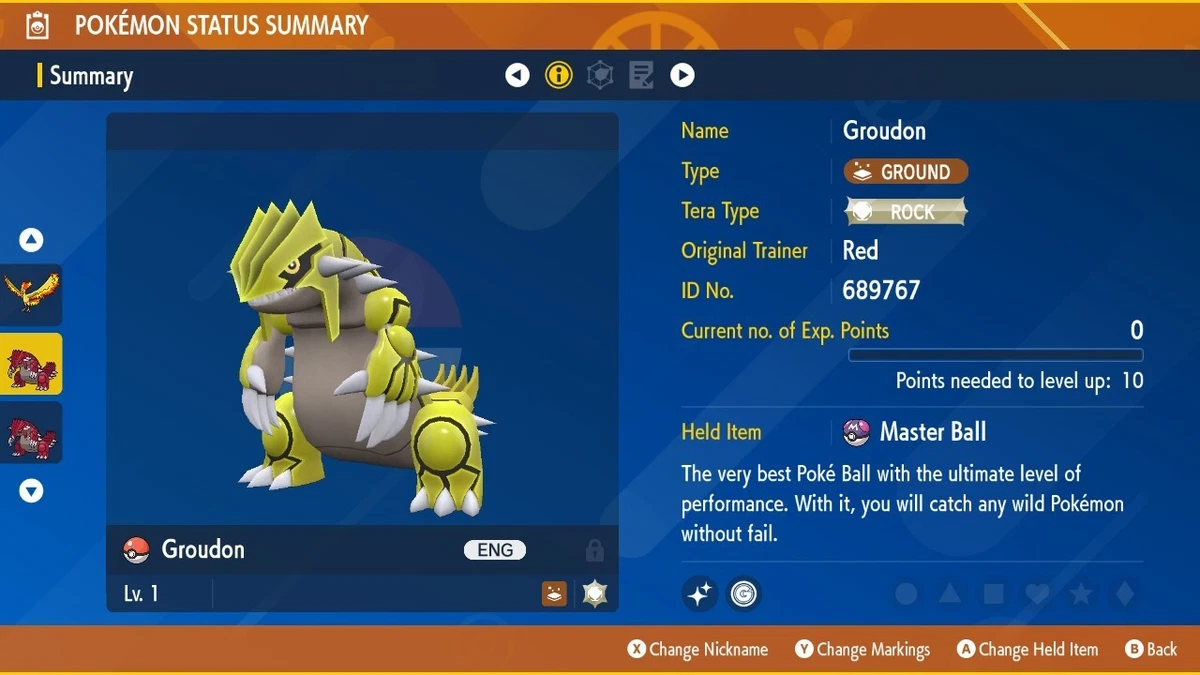 Groudon Pikachu