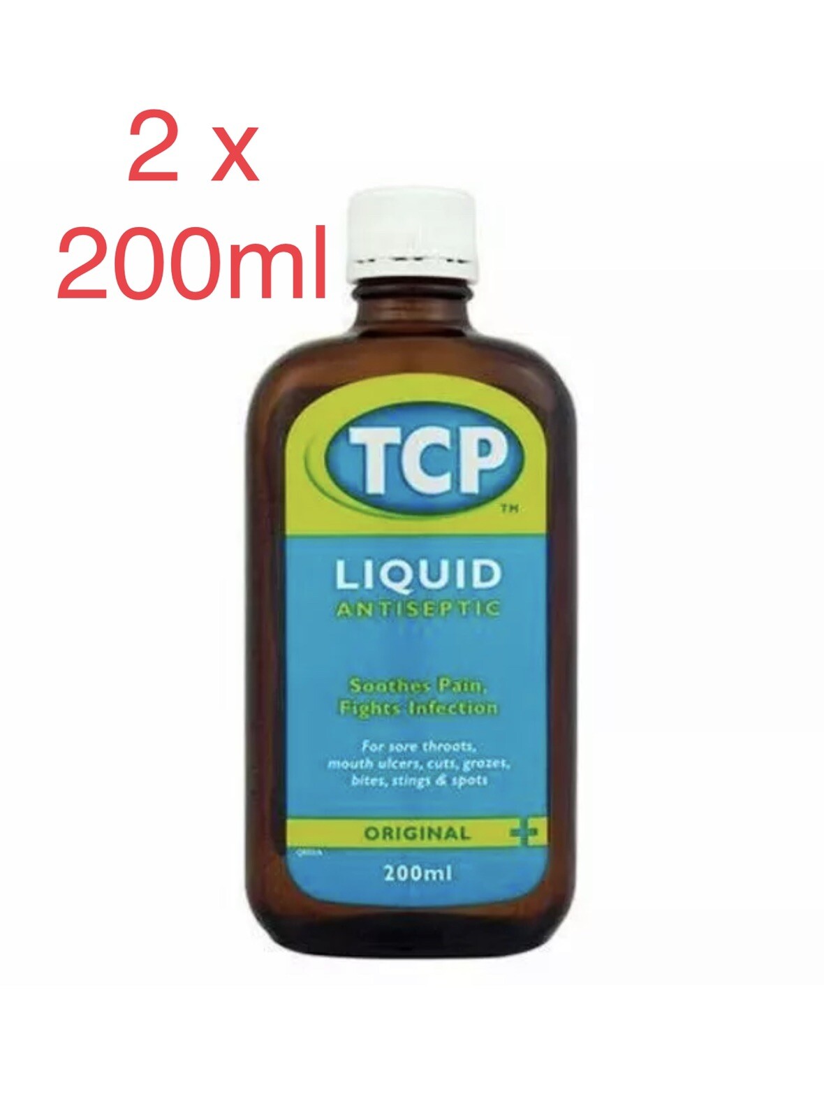 2 X TCP Original Antiseptic Liquid 200 Ml 5012616170409 | eBay