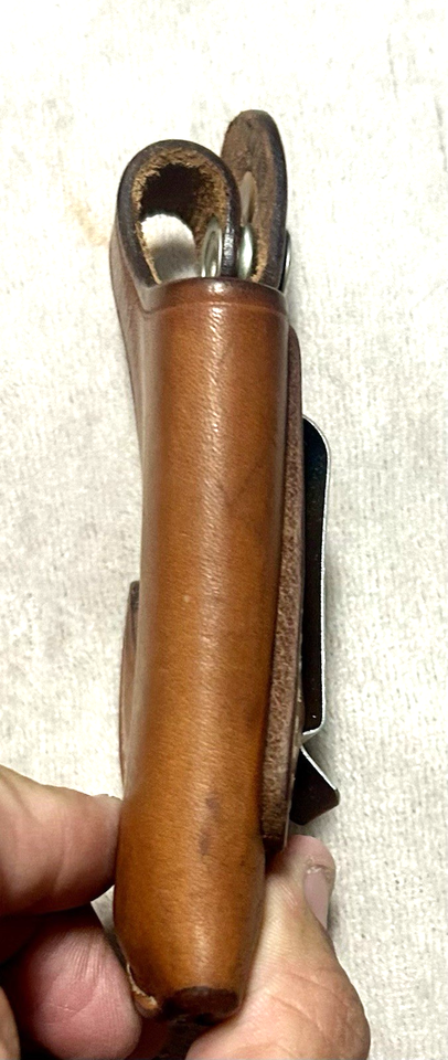 RARE BIANCHI BROWN LEATHER HOLSTER - MODEL 18A RH BABY BROWNING .25 ...