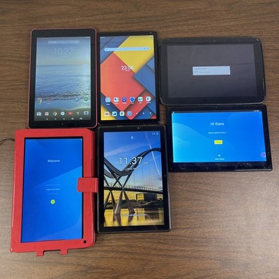 Lot Of 6 RCA Samsung C107 CP20 Maxwest Android Tablets ⚠️ POWER TESTED ...
