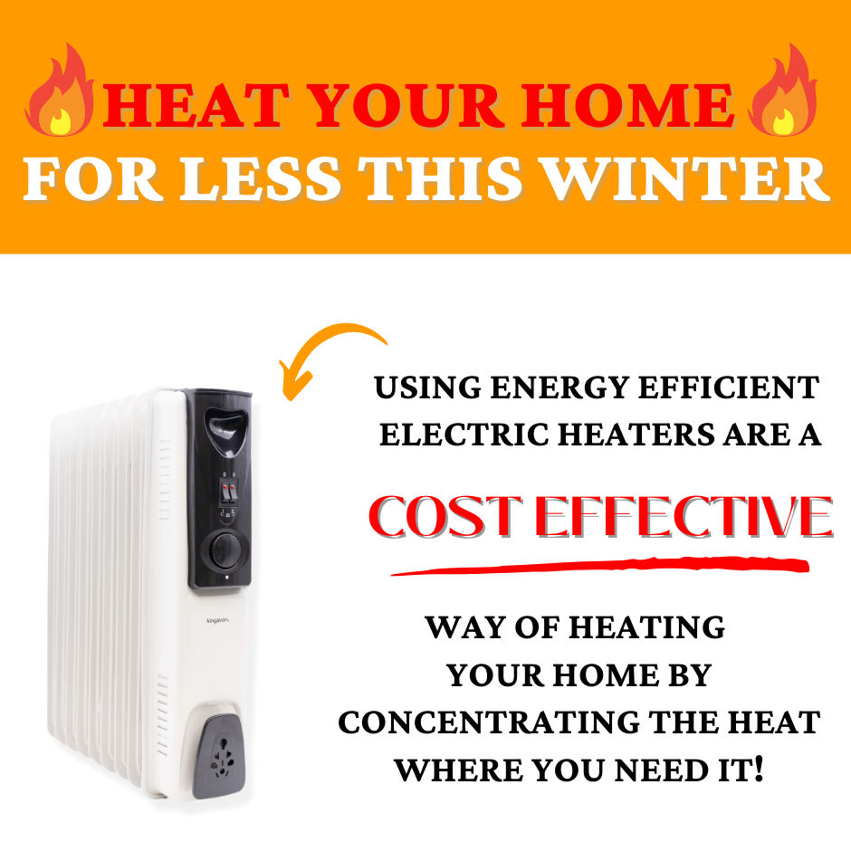 Portable Electric Oil Filled Radiator Electric Caravan Heater 240V Fin ...