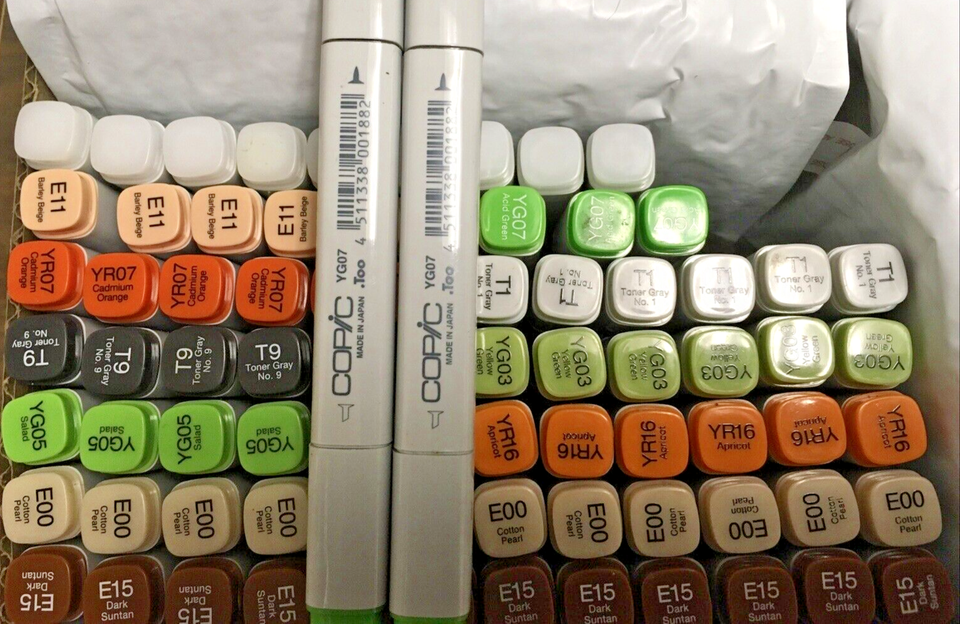 Too Copic Classic Original Marker Dual Tips Assorted colors New without package | eBay