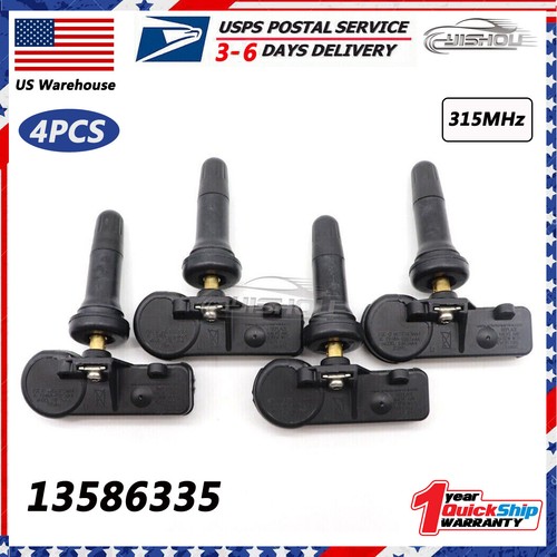 4PCS New Tire Air Pressure Sensor Fits For Chevrolet Buick GMC 13586335 ...
