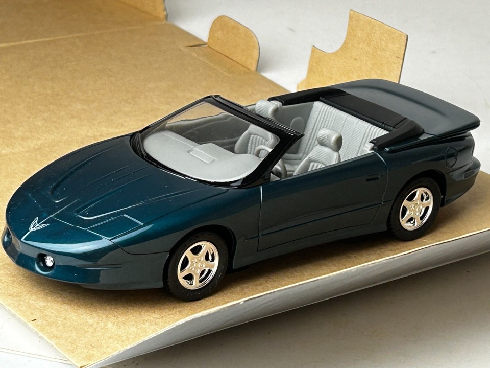 AMT Ertl 1995 Pontiac Firebird Convertible Promo Car with Box, Teal | eBay