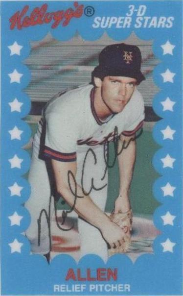1982 Kellogg's 3-D Super Stars - Neil Allen #20 for sale online | eBay