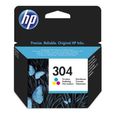 Original HP 304 Colour Ink Cartridge For Deskjet 2633 Inkjet Printer ...