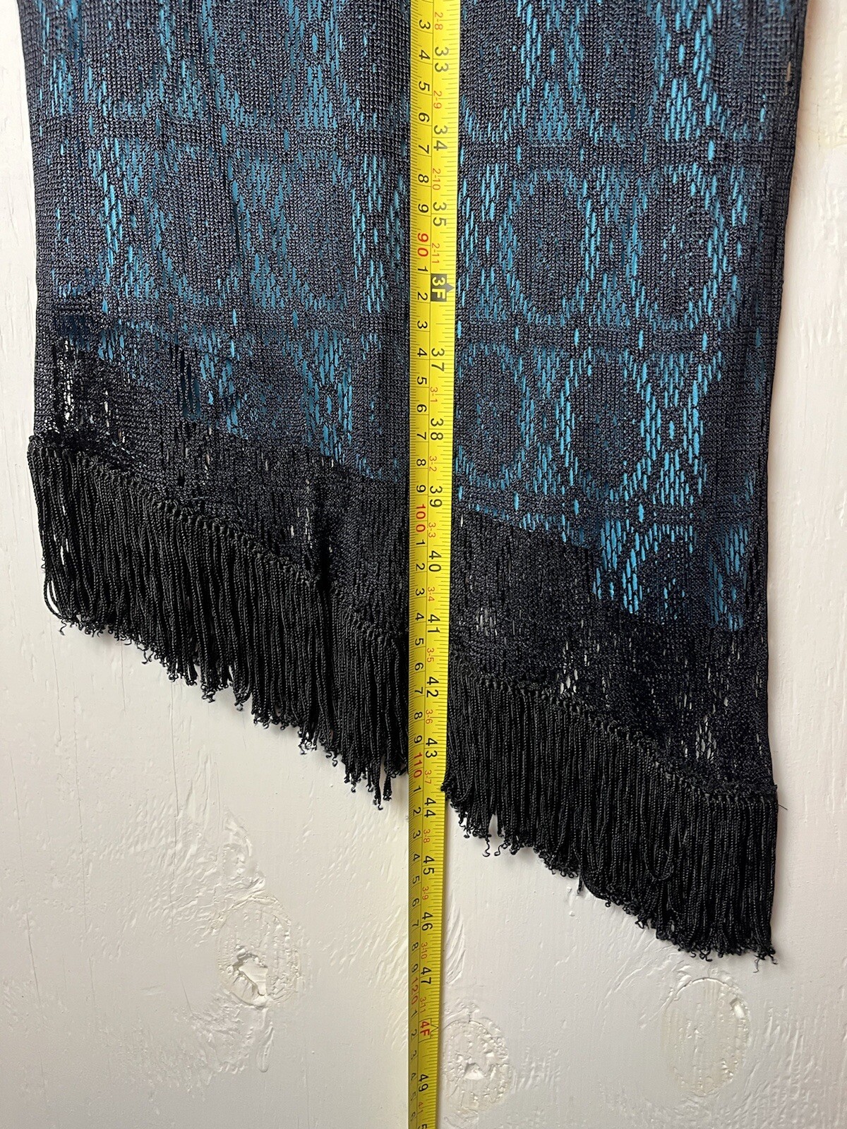 Ginger KSI Dress Lace Y2K 80s Party Fringe Dress Teal… - Gem