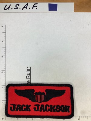 VINTAGE USAF NAMED PILOTS NAME TAG PATCH | eBay