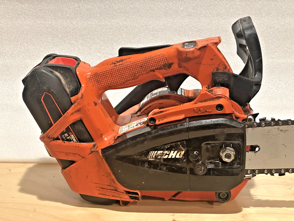 ECHO 12 inch Cordless Chainsaw, Orange - DCS2500T Brushless Top-Handle ...