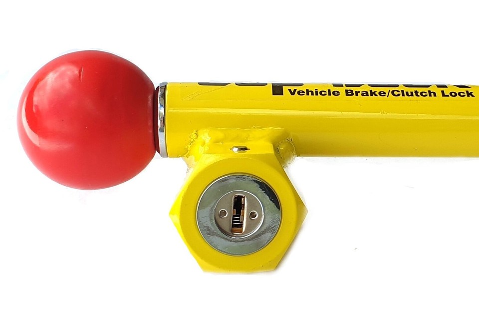 Cop-Lock Anti-Theft Brake/Clutch Pedal Lock Car Security - 70mm Max ...