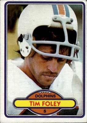 1980 Topps #221 Tim Foley Miami Dolphins | eBay