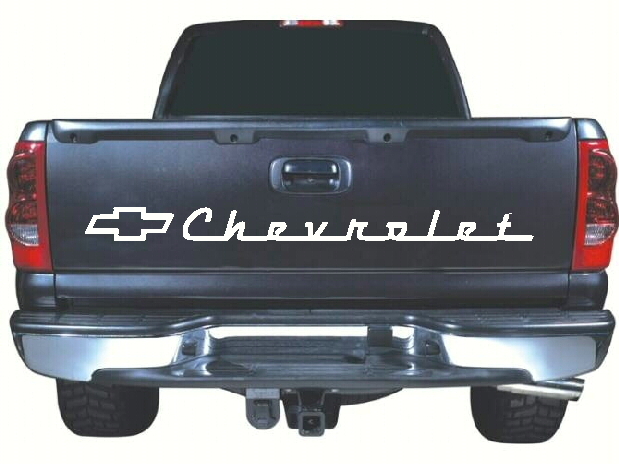 Vintage Chevrolet Tailgate Logo Old Chevy Apache Truck Tailgate View