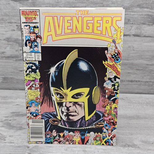 Avengers #273 Newsstand • 25th Anniversary Frame Cover! Black Knight ...