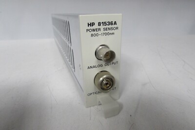 Agilent 81536A InGaAs Power Sensor Module 800-1700 nm | eBay