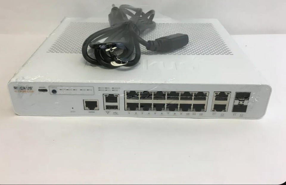 Ruckus Brocade ICX 7150 12-Port Compact PoE+ Switch (ICX7150-C12P-2X1G ...